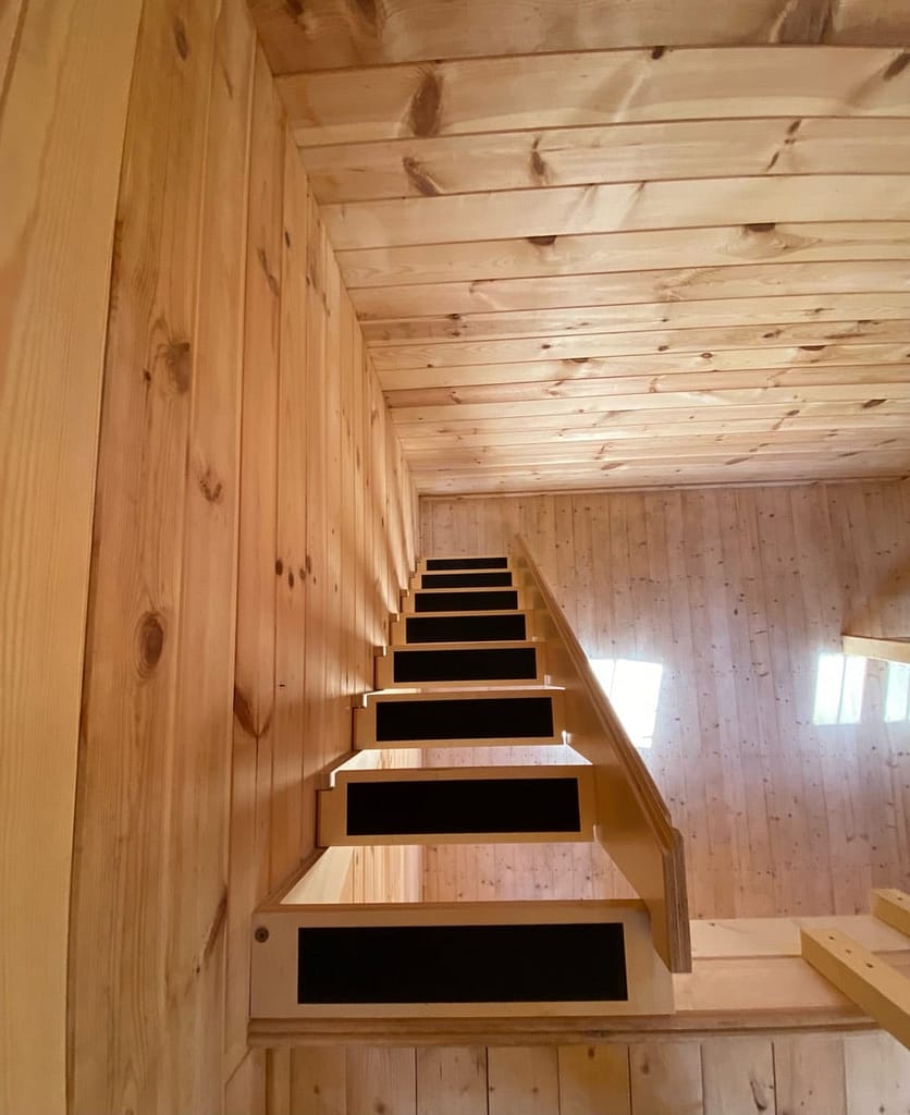 Stair-Wall™ – Fold Flat Wall Ladder - Sawmill Structures™